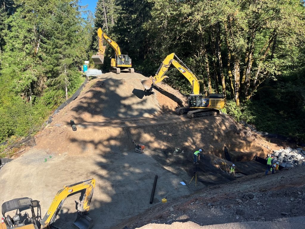 Lane County Row River Road Deep Culverts - K&E Excavating